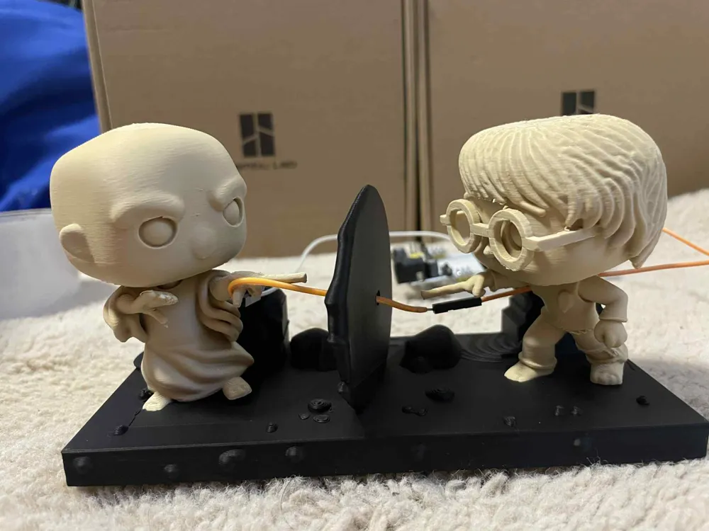 Harry Potter vs Voldemort battle light by Orban Levente MakerWorld ...