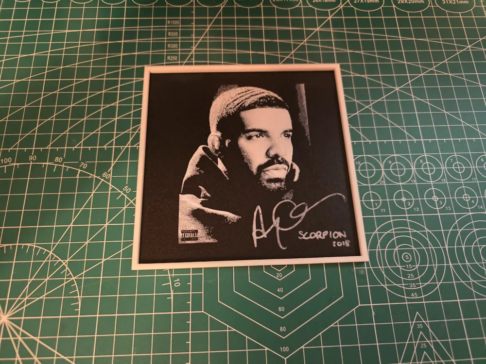 Drake "Scorpion" Album - Hueforge Art - Free 3D Print Model - MakerWorld