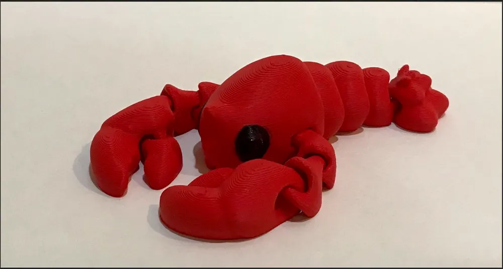 Cute Flexi Lobster [REMIXED] - Free 3D Print Model - MakerWorld