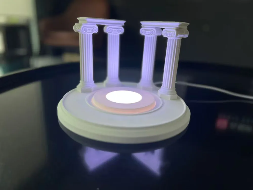 Altar of the King of Gods—Zeus's Thunderous Wrath (Colorful Night Light ...