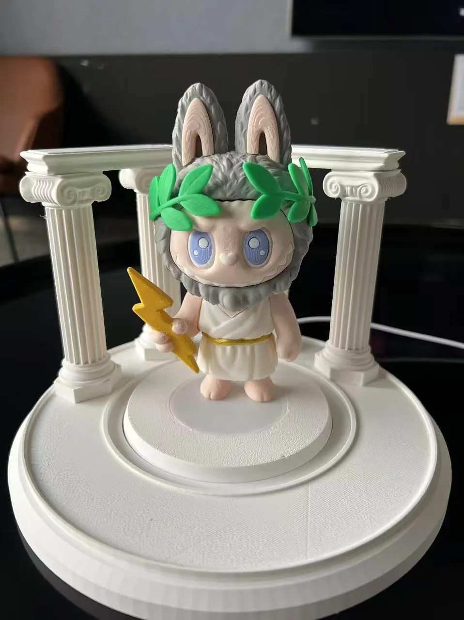 Altar of the King of Gods—Zeus's Thunderous Wrath (Colorful Night Light ...