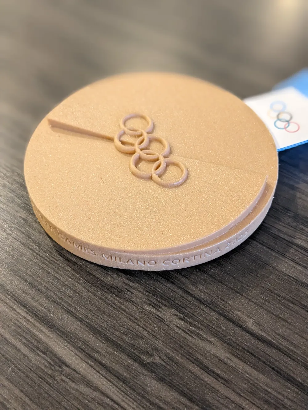Medalla Olímpica 2026 - Juegos de Invierno Milán Cortina - Modelo de ...
