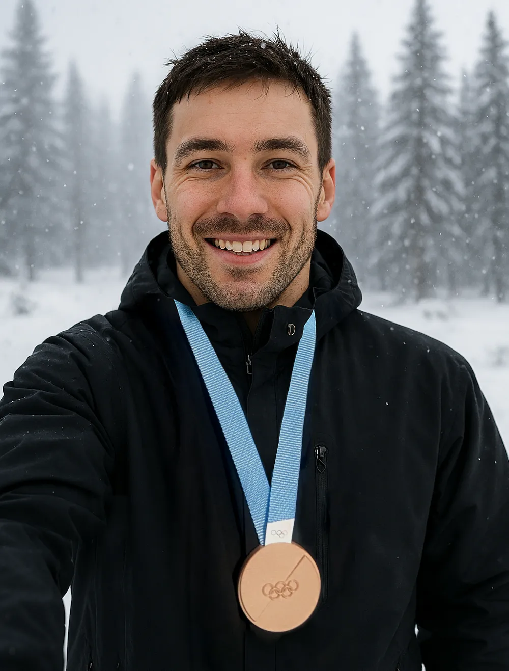 Medalla Olímpica 2026 - Juegos de Invierno Milán Cortina - Modelo de ...