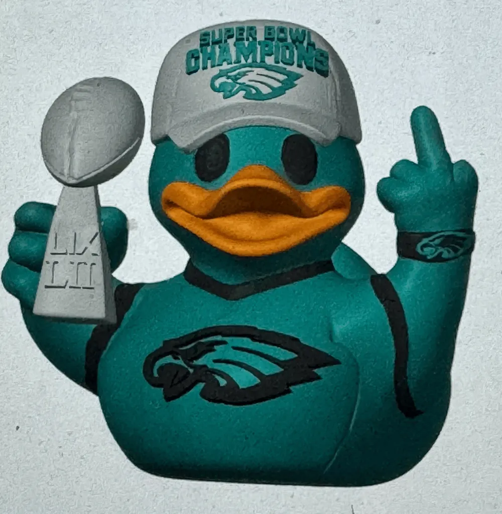 Phila Eagles Middle Finger Super Bowl Duck by Sculpt3D Designs ...