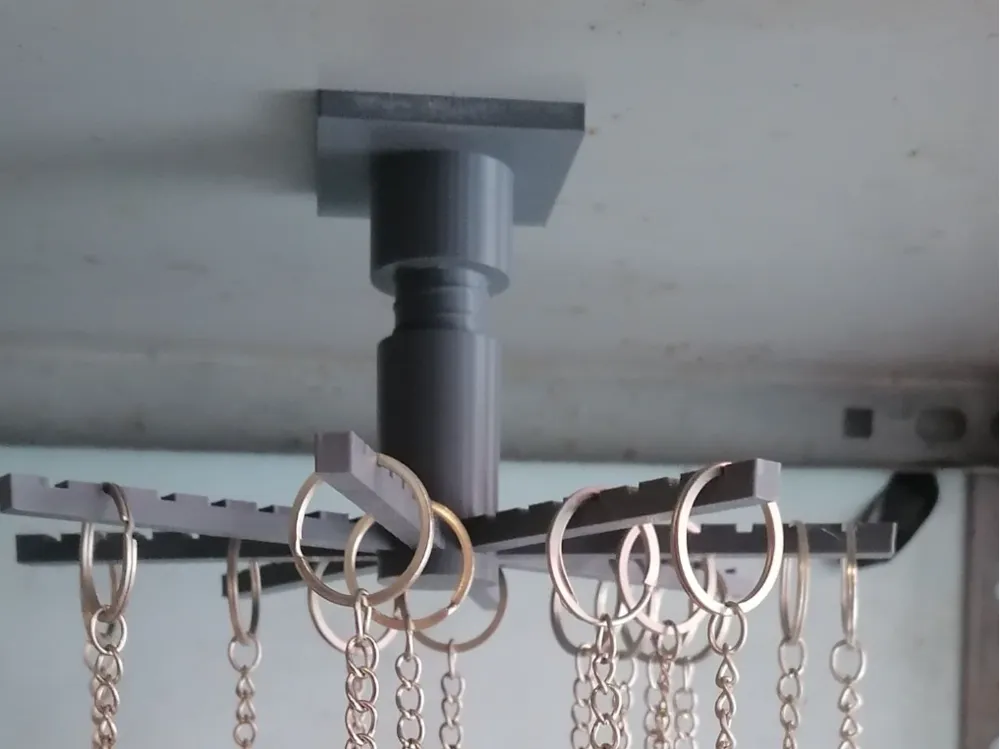 Keychain display rotating and stackable Remixed by medrex MakerWorld ...