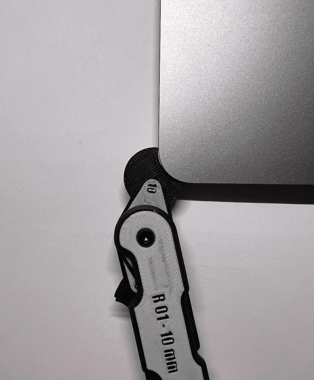 INNER & OUTER Radius Gauge by Boundless Works MakerWorld: Download Free 3D Models