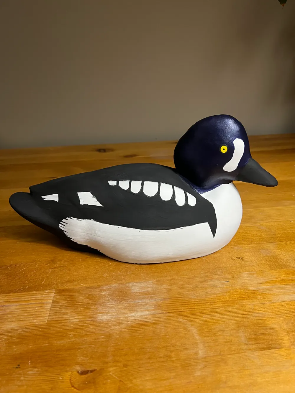 Barrow's Goldeneye Duck Decoy - Drake - Free 3D Print Model - MakerWorld