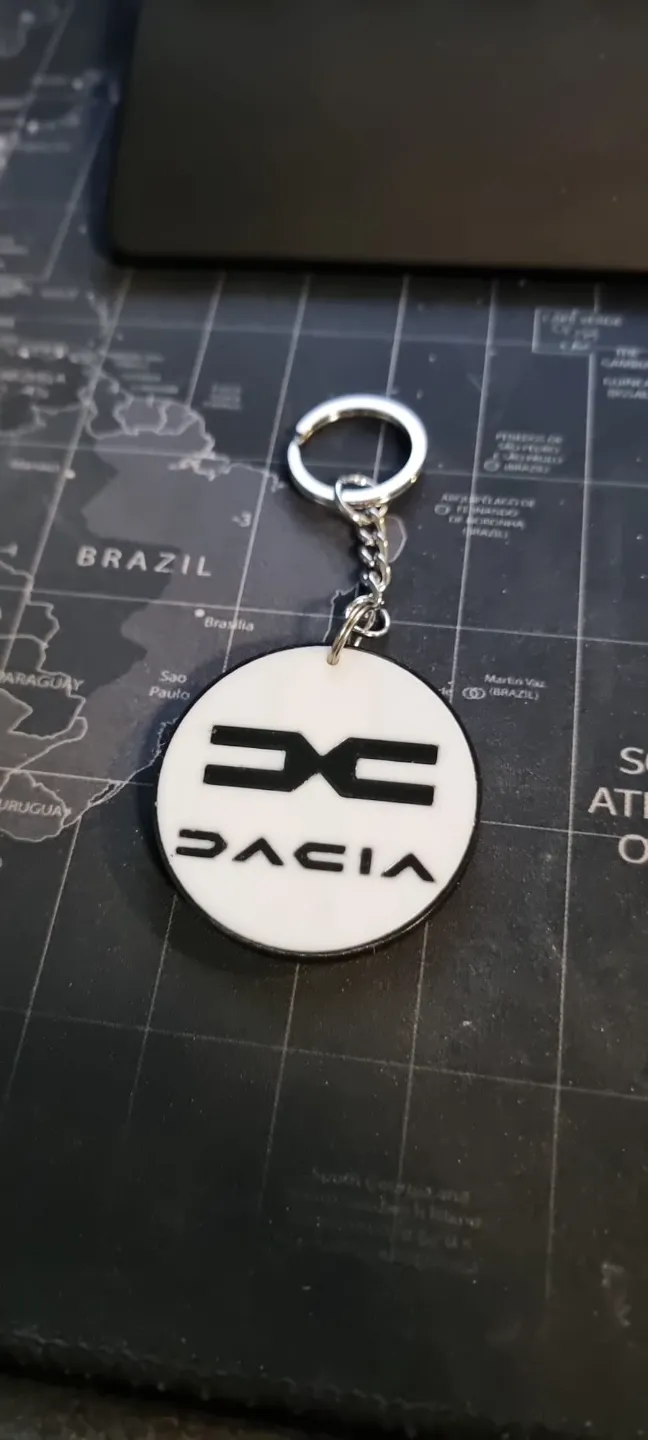 Dacia New logo Keychain by djferre MakerWorld: Download Free 3D Models