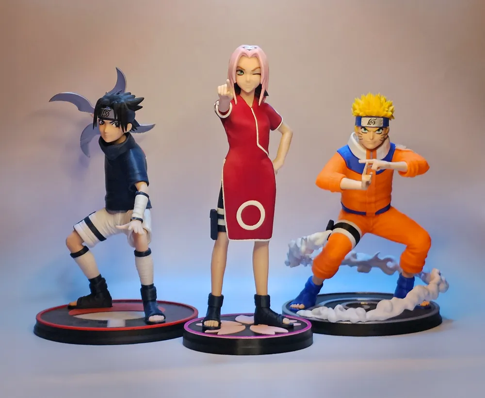 Thank you 20k! Sakura fanart! (30,5 cm tall) - Free 3D Print Model ...