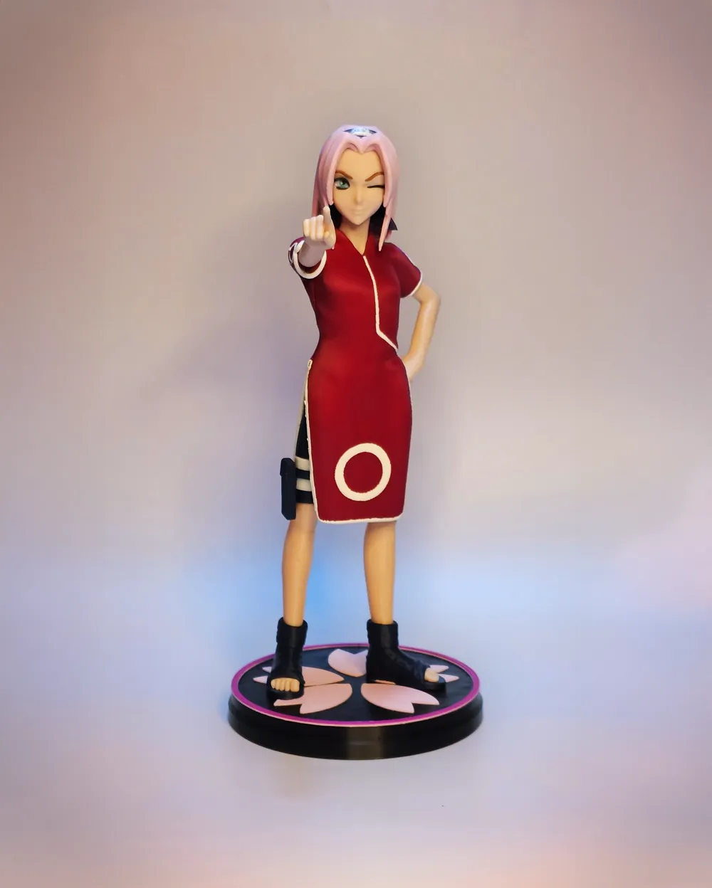 Thank you 20k! Sakura fanart! (30,5 cm tall) - Free 3D Print Model ...