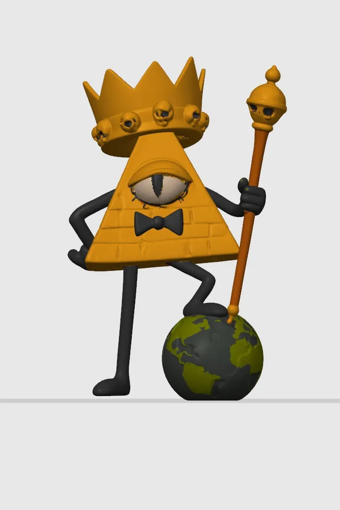 Gravity Falls: Bill Cipher takes over the world - Free 3D Print Model ...