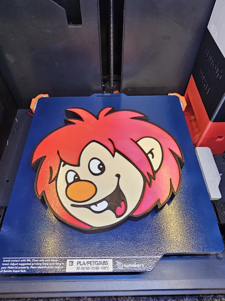 Arte de pared - Pumuckl (SIN AMS) - Modelo de impresión 3D gratuito ...