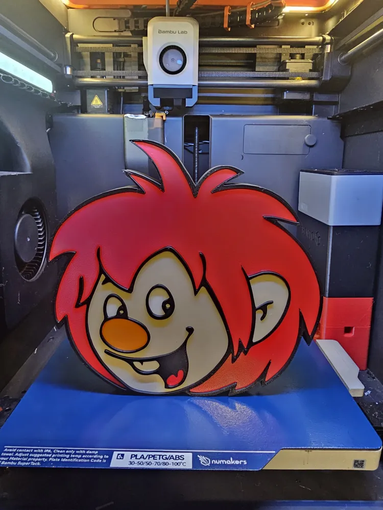 Arte de pared - Pumuckl (SIN AMS) - Modelo de impresión 3D gratuito ...