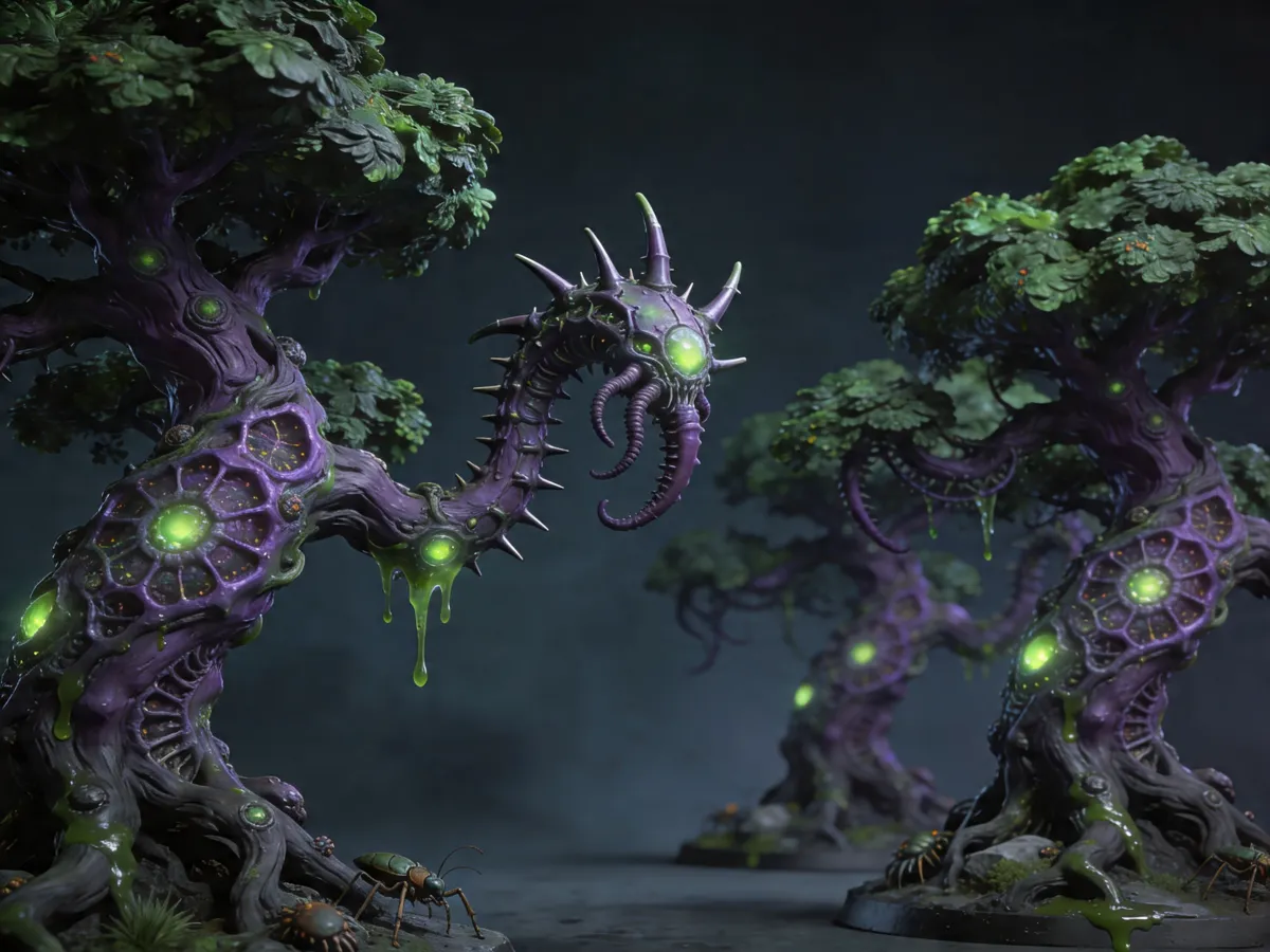 Alien Tree Wargaming Terrain 40k - Free 3D Print Model - MakerWorld