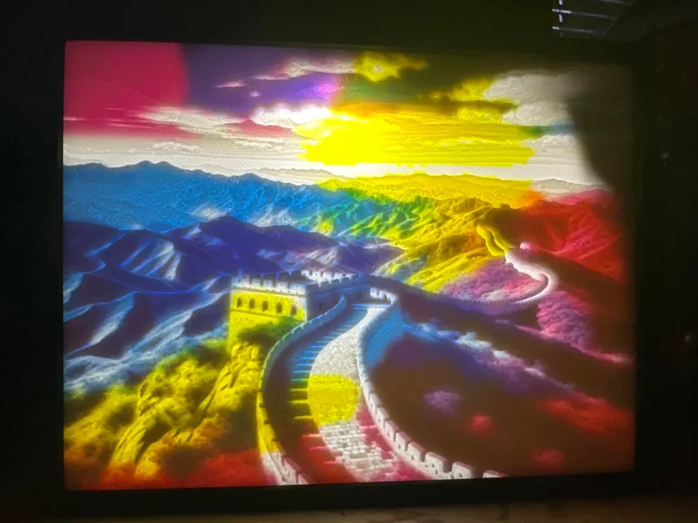 The Great Wall of China Lithophane by Bronode maker systems - MakerWorld