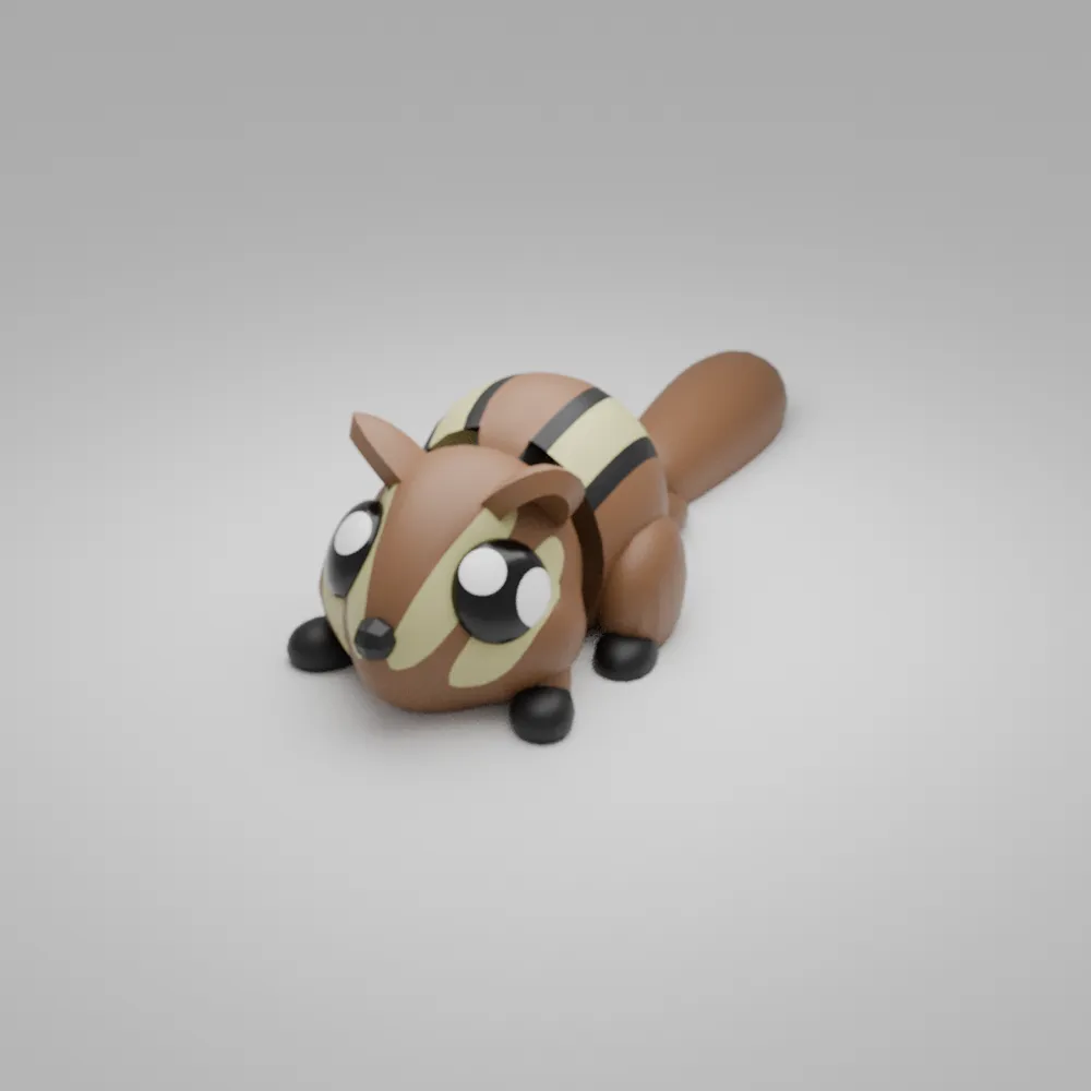 Articulated Cute Chipmunk by Waffly3D MakerWorld: Download Free 3D Models