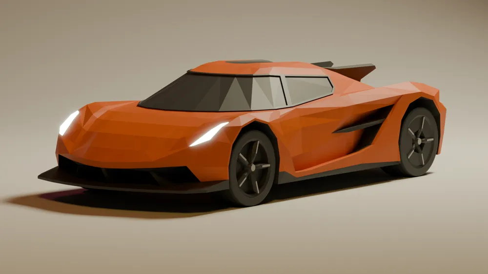 Low-Poly Koenigsegg Jesko Absolut - Modular Cars - Free 3D Print Model ...