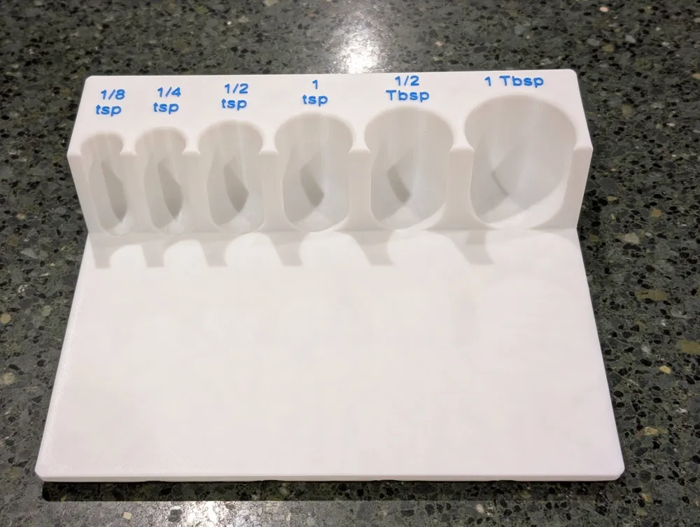 Gridfinity Measuring Spoon Holder by dbanno - MakerWorld