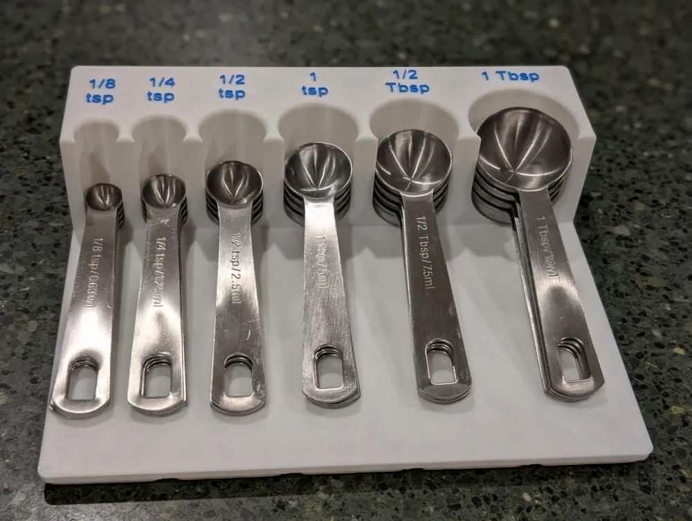 Gridfinity Measuring Spoon Holder by dbanno - MakerWorld