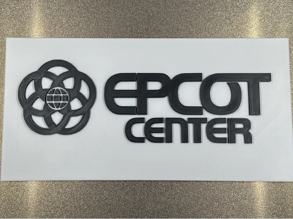 Epcot Center Original Logo (1982–1994) 8.3mm Sign by mental808 ...