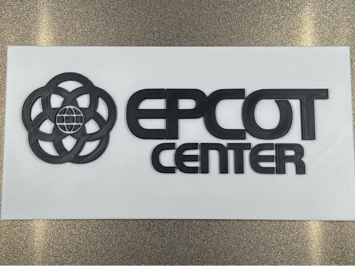 Epcot Center Original Logo (1982–1994) 8.3mm Sign by mental808 ...