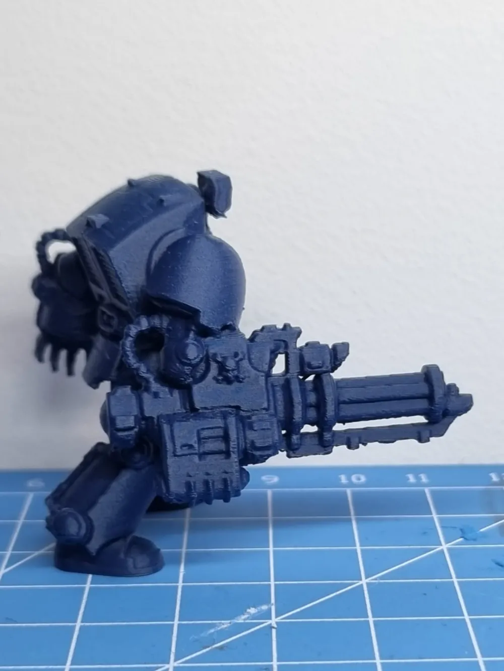 40K Terminator Space Marine Minigun War Hammer by Petur Printur ...
