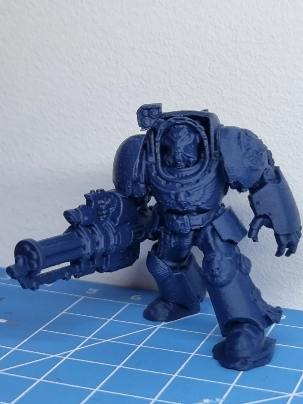 40K Terminator Space Marine Minigun War Hammer by Petur Printur ...
