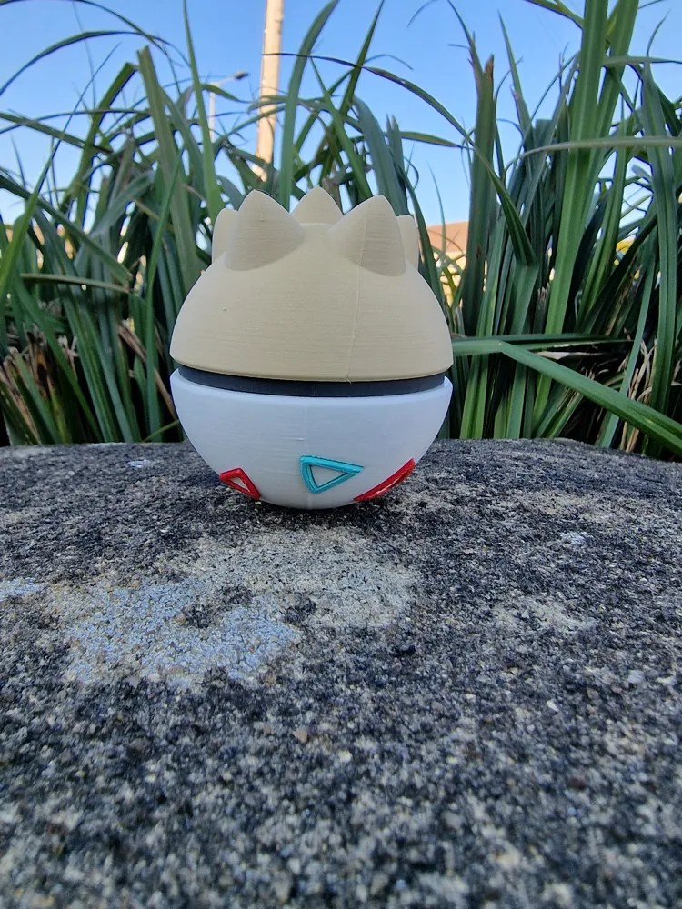 Togepi Pokeball - Free 3D Print Model - MakerWorld