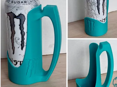 3d printed monster can holder - MakerWorld