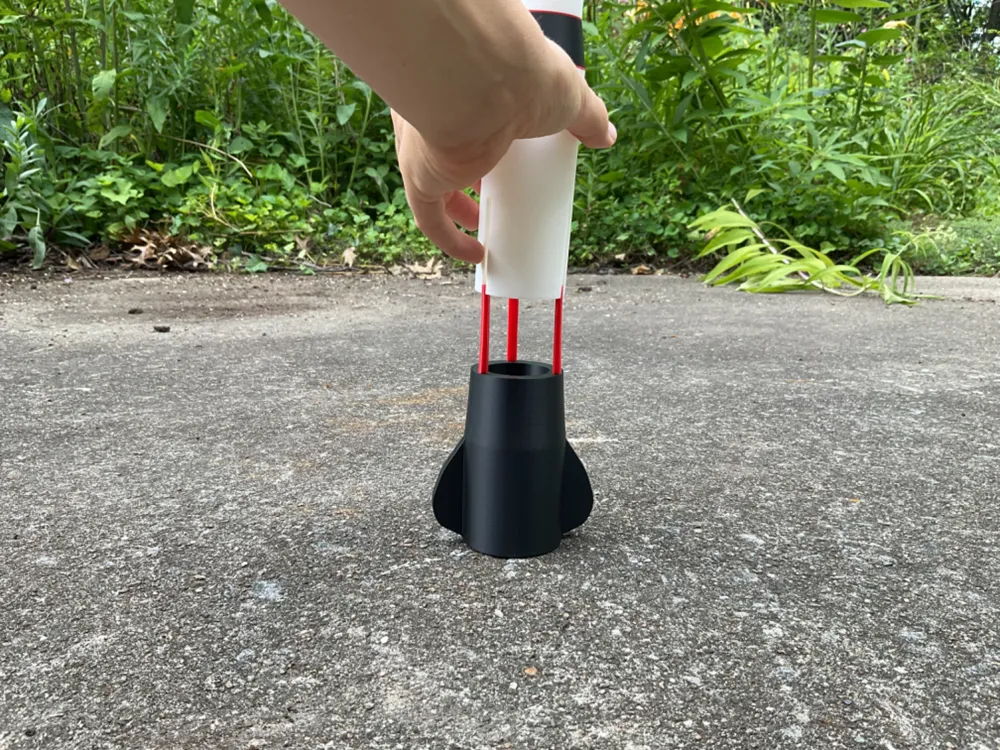 Quad-Pod Rocket Launchpad and Holder by Moose - MakerWorld