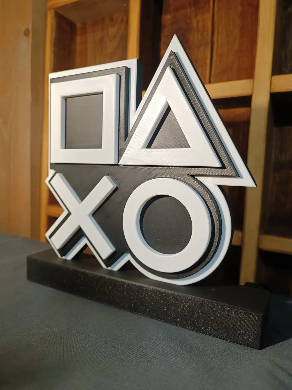 Playstation rgb table sign light - Free 3D Print Model - MakerWorld
