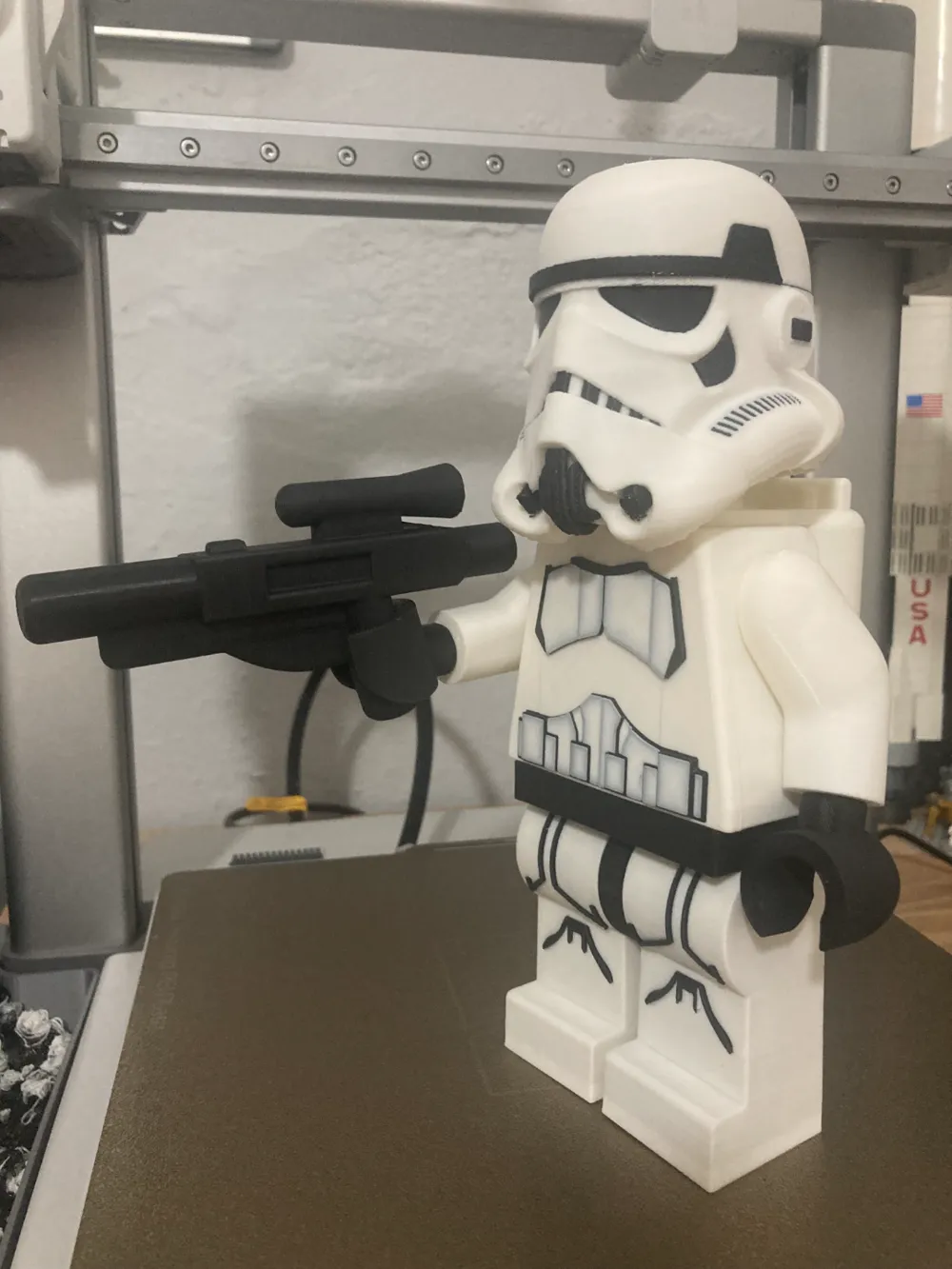 Blaster for brick Stormtrooper 500% by DamienThorn - MakerWorld