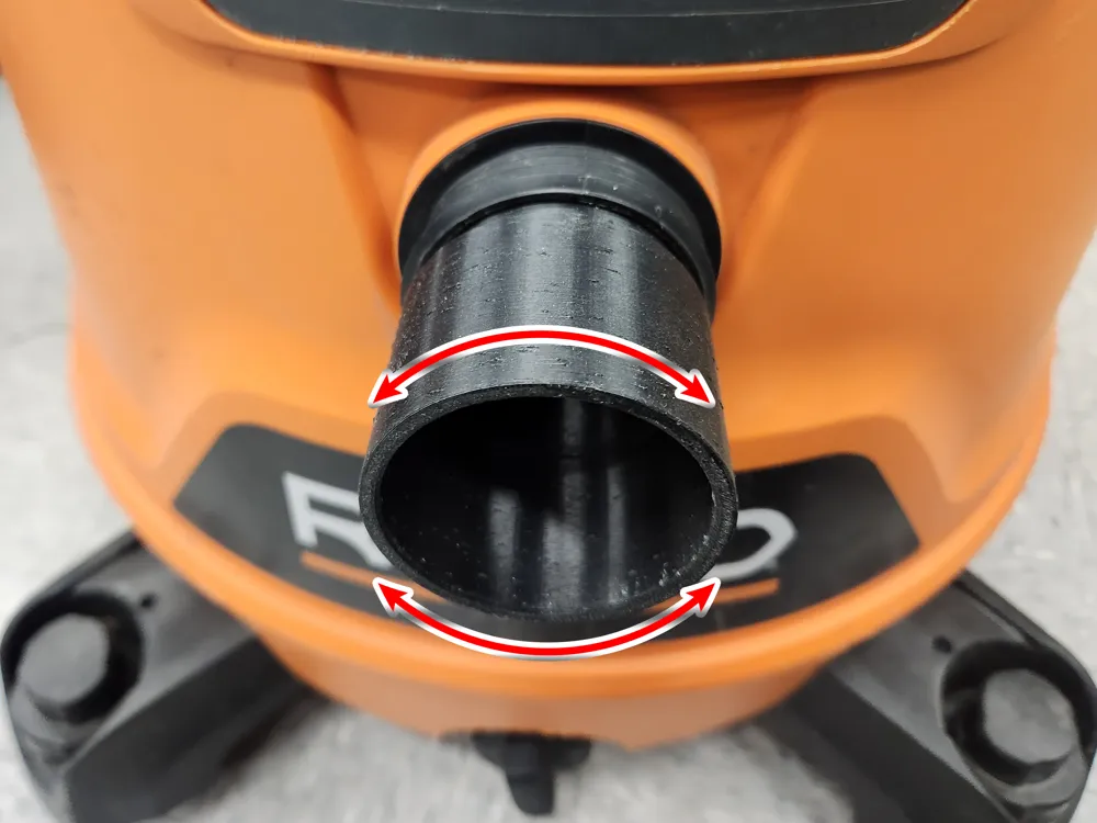 1-Piece Rotating Connectors for Shop Vac - Free 3D Print Model - MakerWorld