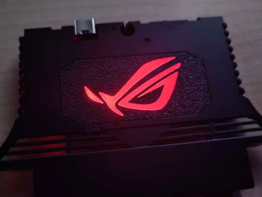 JSAUX ROG ALLY insert for RGB plate - ROG logo by JureZZ - MakerWorld