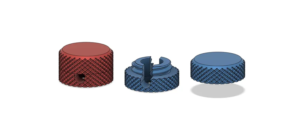 Knurled Cable Clips - Circular Wire Mounts 7-10mm by PetaBytez ...