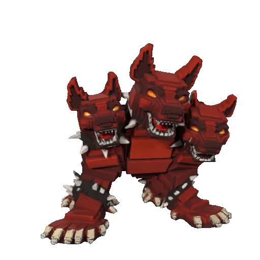 Cerberus Steal a Brainrot Roblox Figura secreta 3d - Free 3D Print ...