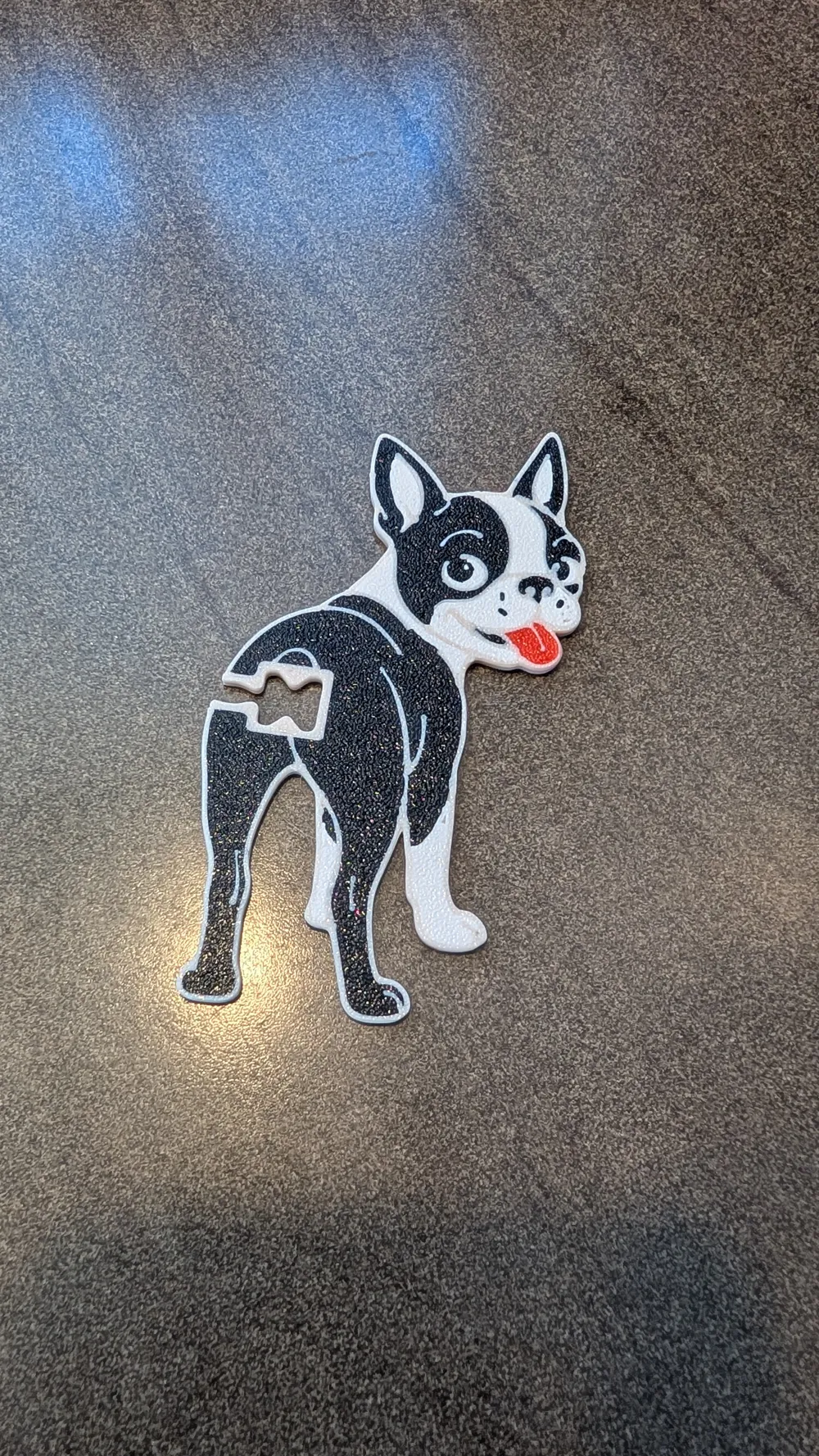 Dog bread clip (Boston Terrier) - Free 3D Print Model - MakerWorld