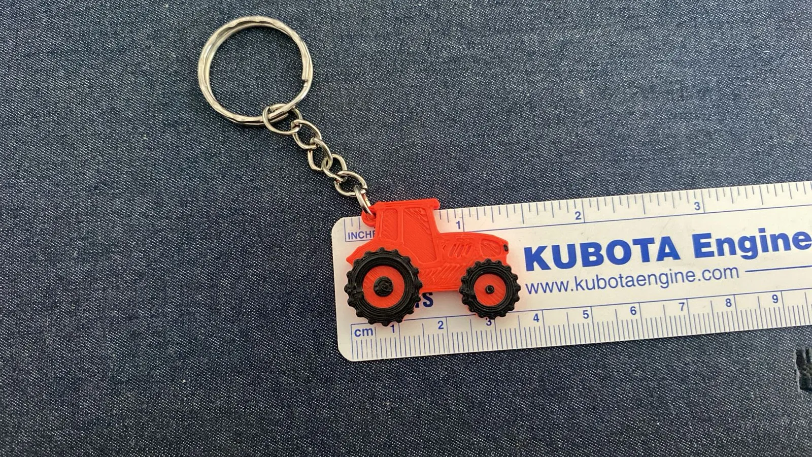 Kubota Tractor Cab Keychain Remixed by Washiforninzen MakerWorld ...