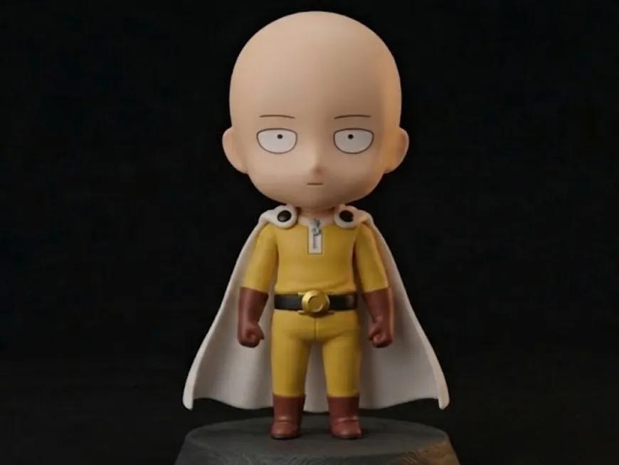 Saitama One Punch Man chibi - Modelo gratuito para impressão 3D ...
