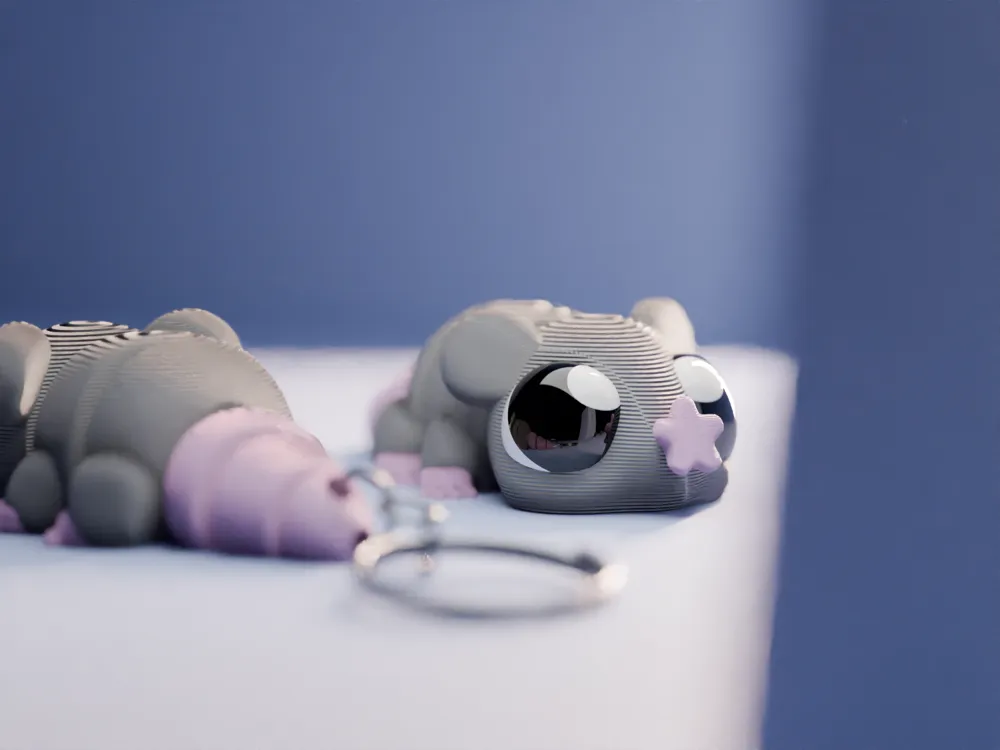 Articulated Chumky Mole Rat! - Free 3D Print Model - MakerWorld