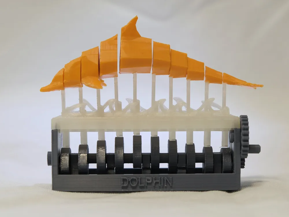 Dolphin Automaton by DIYTIME MakerWorld: Download Free 3D Models