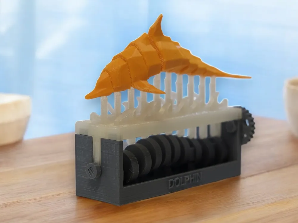 Dolphin Automaton by DIYTIME MakerWorld: Download Free 3D Models