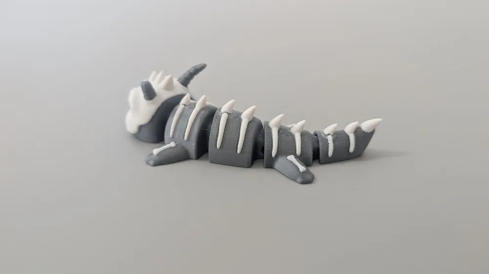 Bone Dragon - Articulated Keychain Figure - Free 3D Print Model ...