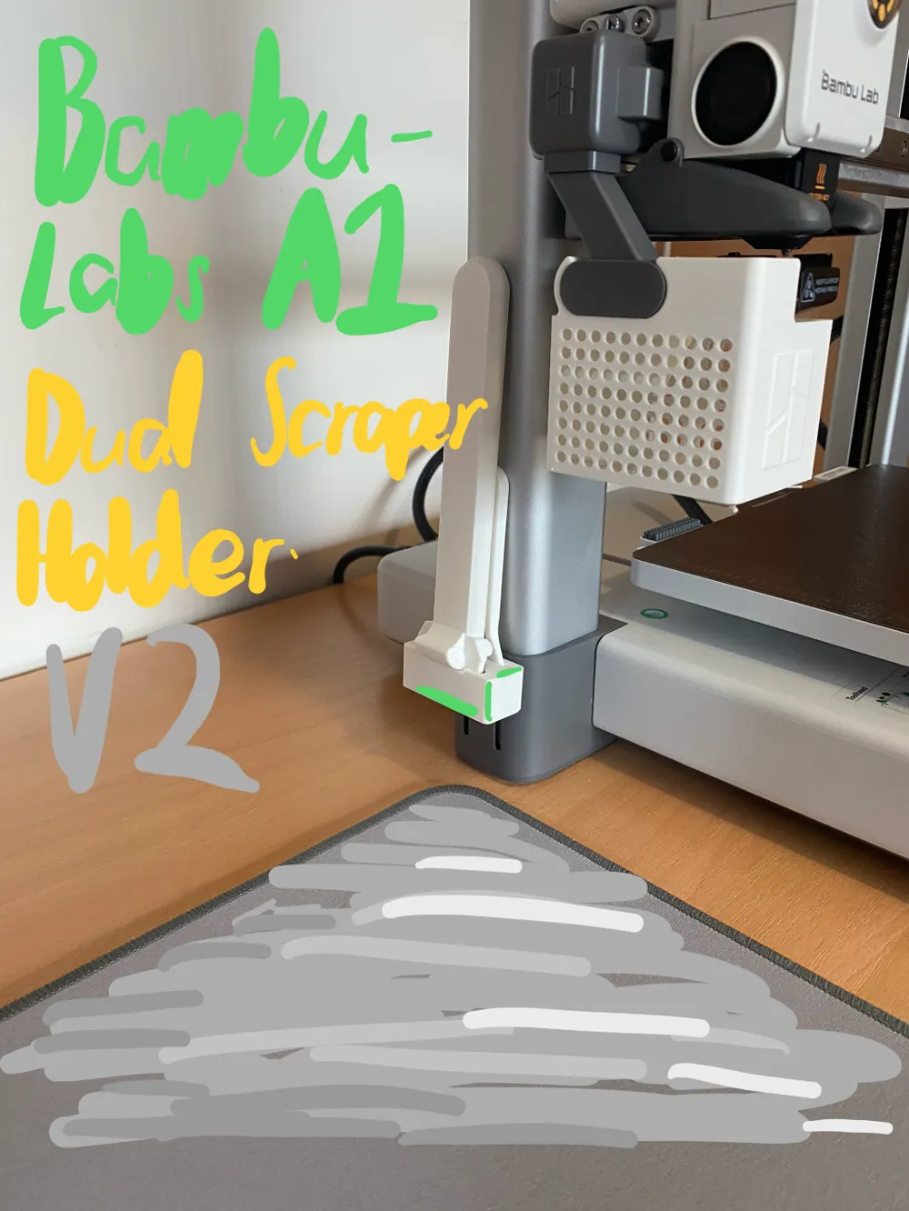 Bambu Lab Dual Scraper Holder V2 by Matthew Lin MakerWorld: Download ...