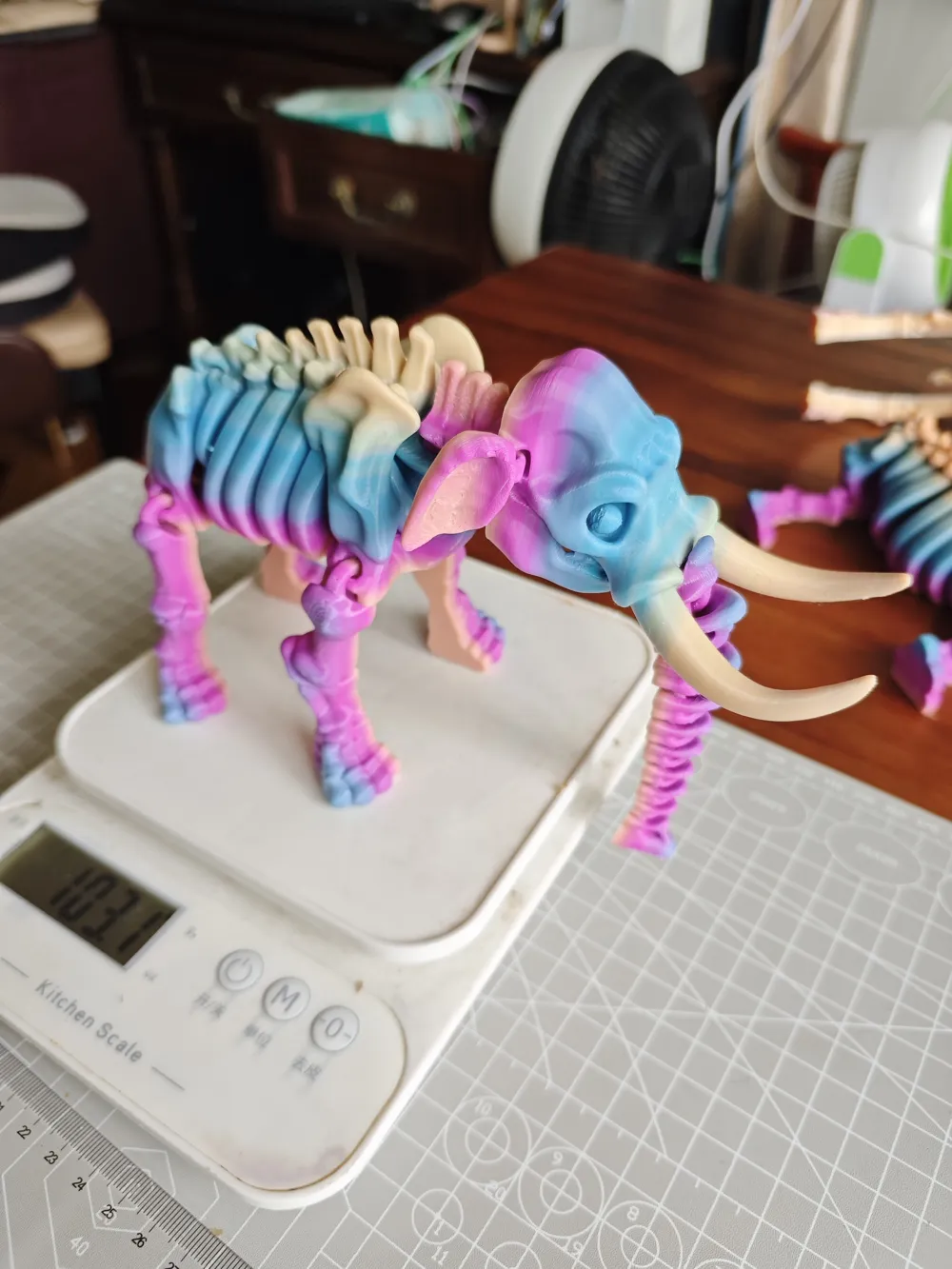 Animal Dinosaur Skeleton Toy Figurine Elephant - Free 3D Print Model ...