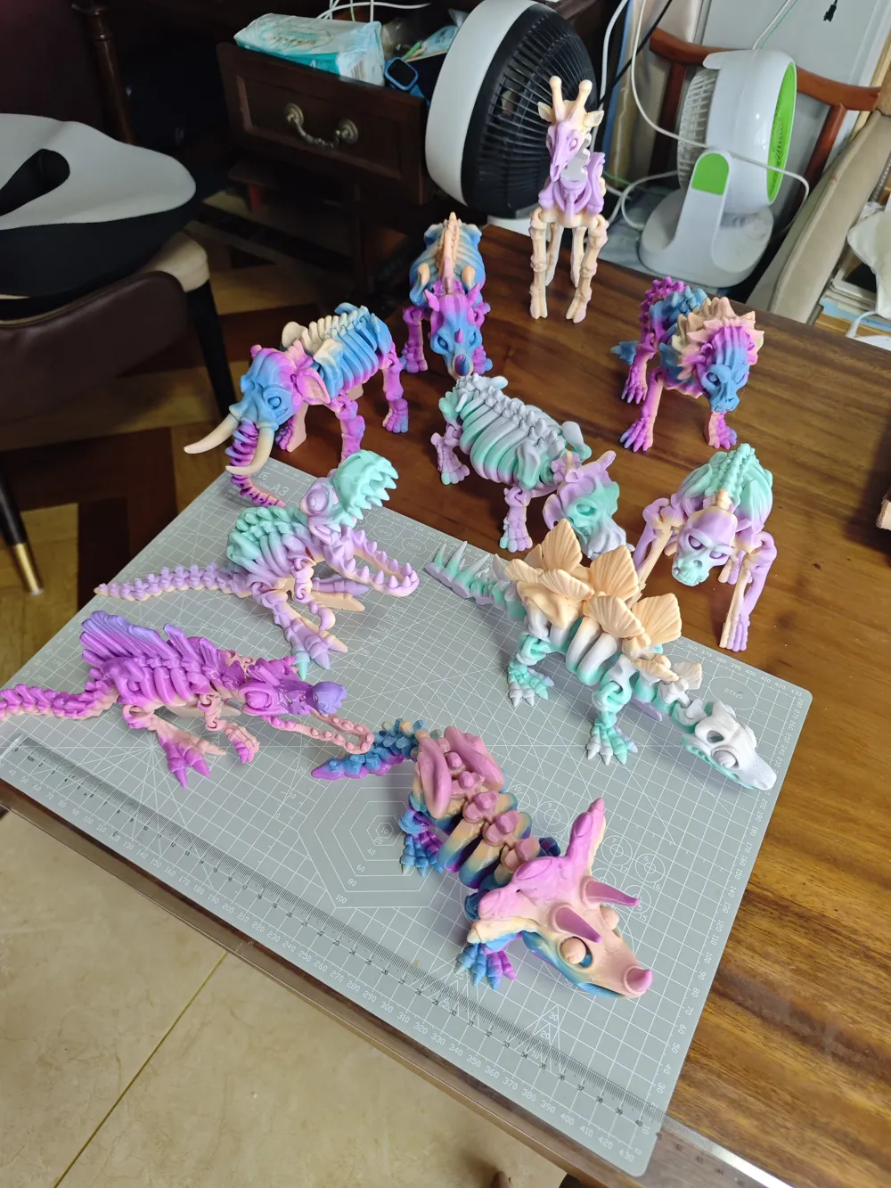 Animal Dinosaur Skeleton Toy Figurine Elephant - Free 3D Print Model ...