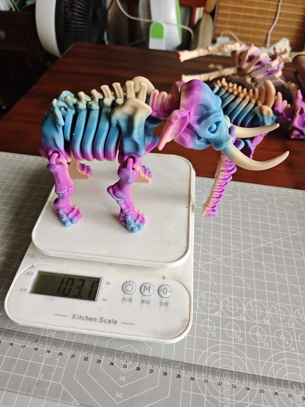 Animal Dinosaur Skeleton Toy Figurine Elephant - Free 3D Print Model ...
