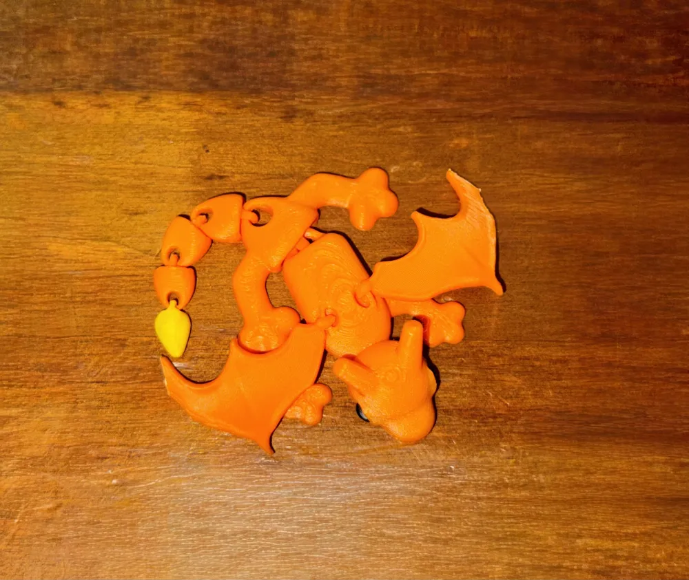 Flexi Charizard - Free 3D Print Model - MakerWorld