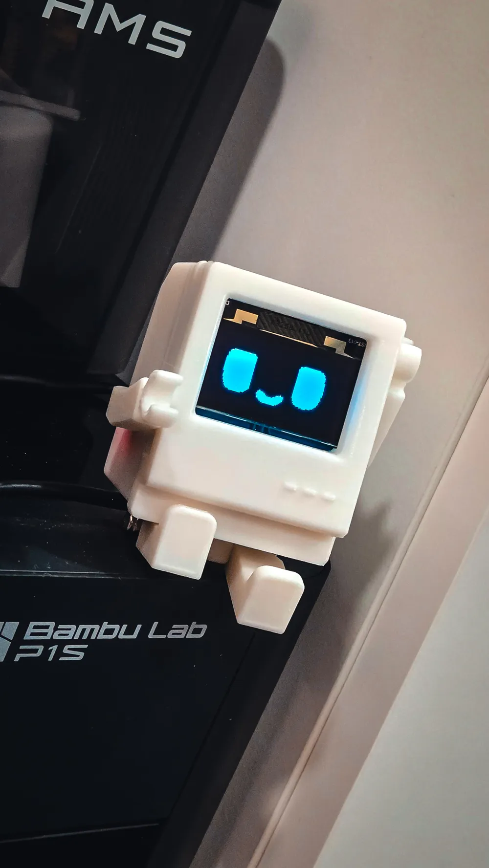 QBIT - Your IoT Desk Robot (ESP32-C3) - Free 3D Print Model - MakerWorld