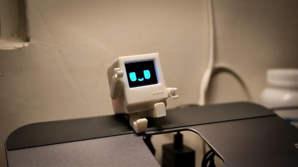 QBIT - Your IoT Desk Robot (ESP32-C3) - Free 3D Print Model - MakerWorld